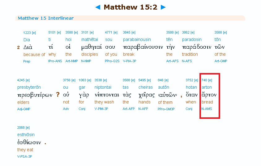 Penghilangan kata roti oleh LAI dalam Matius 15:2 - SarapanPagi Biblika ...