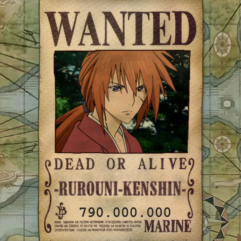 Anime Wanted Posters