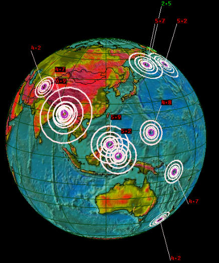 Earthquake Prediction: Which Countries today?