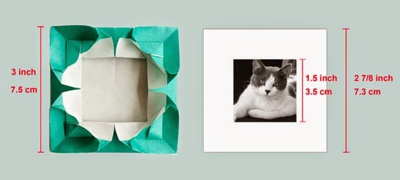 Popular DIY Crafts Blog: How to Fold Origami Photo Frame