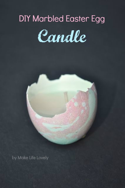How to Make Egg Candles for Easter {In Minutes!}