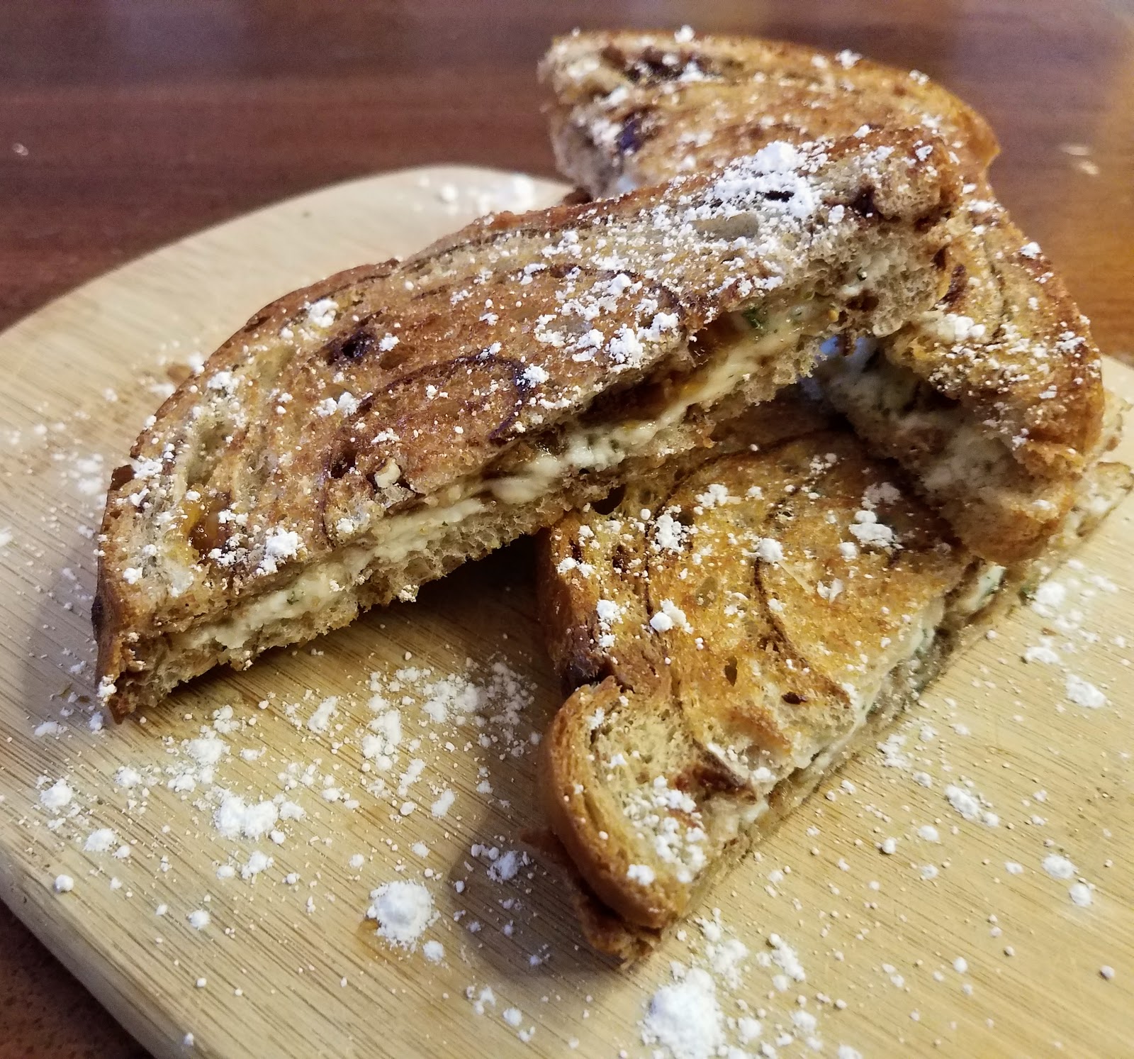 Grilled Goat Cheese Sandwiches with Fig and Honey