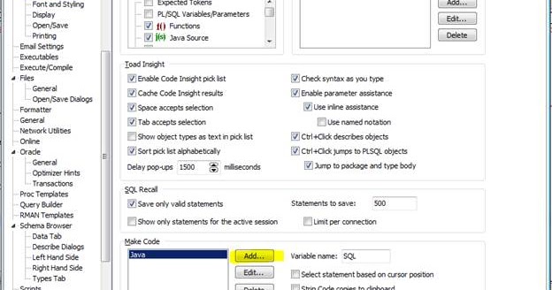 DBPandora: Convert Java SQL String to Oracle SQL Format in TOAD DBPandora: Convert Java SQL String to Oracle SQL Format in TOAD