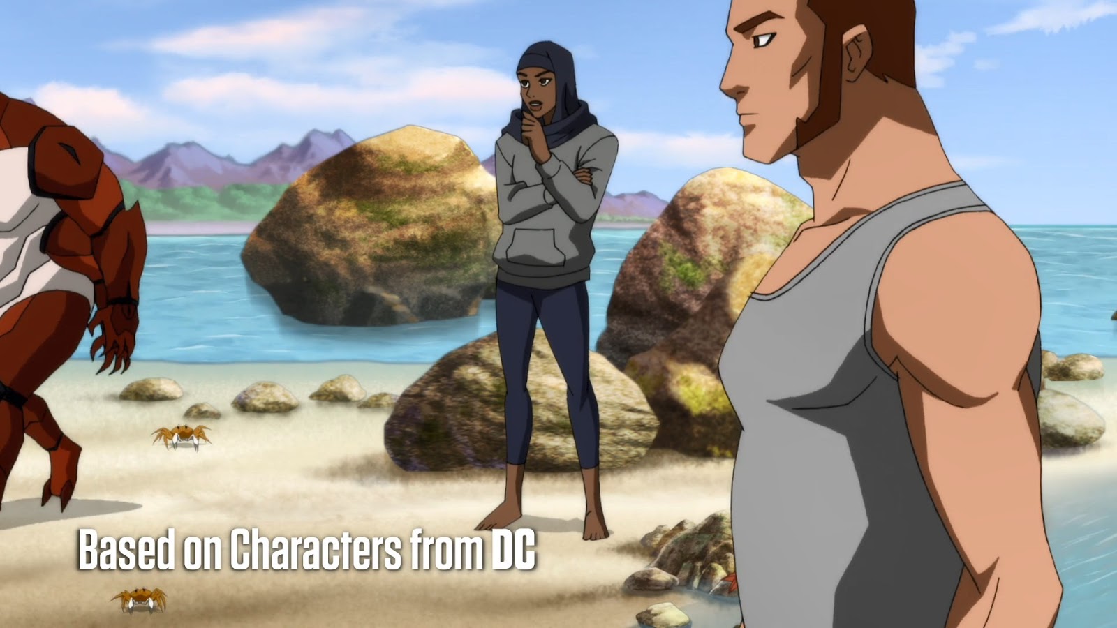 Anime Feet: Young Justice: Violet Harper (Halo)