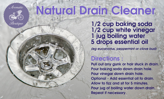 Aromatherapy For Australia: Recipe : Natural Drain Cleaner