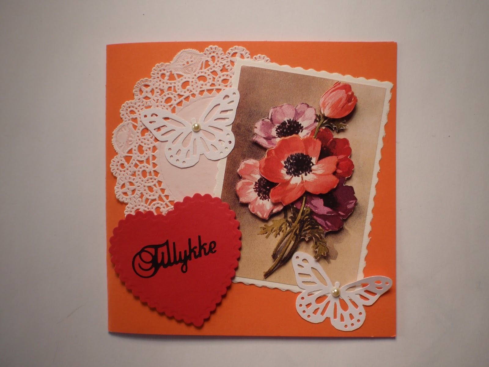 Velkommen til Hobby & Mini: 3D kort med franske anemoner