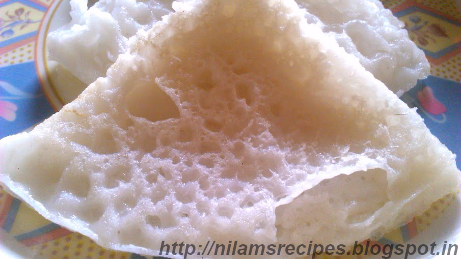 Rice Ghavan- Marathi Recipe | घावन | Nilam's Recipes