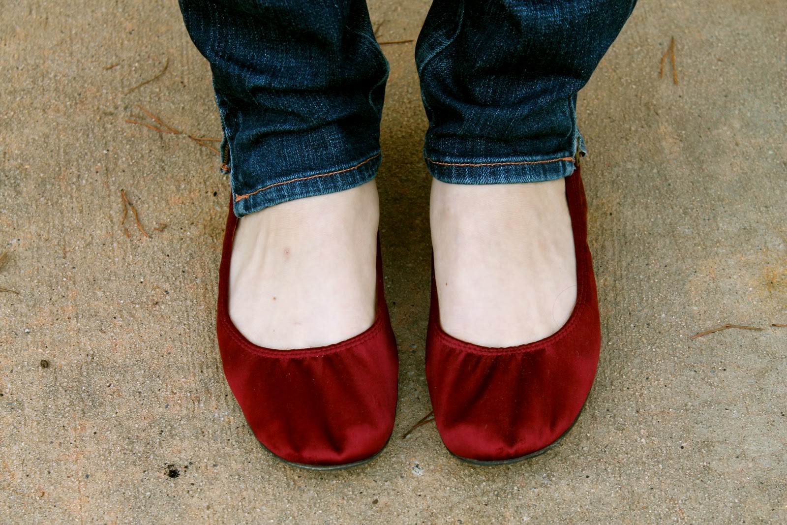 Epitome of Chic: Red Satin slippers