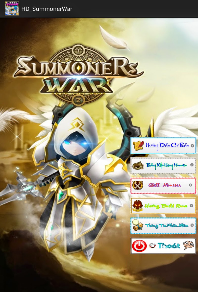[App] Ra mắt Summoners War App - SWmonsters - Cuộc chiến những Thánh Hú