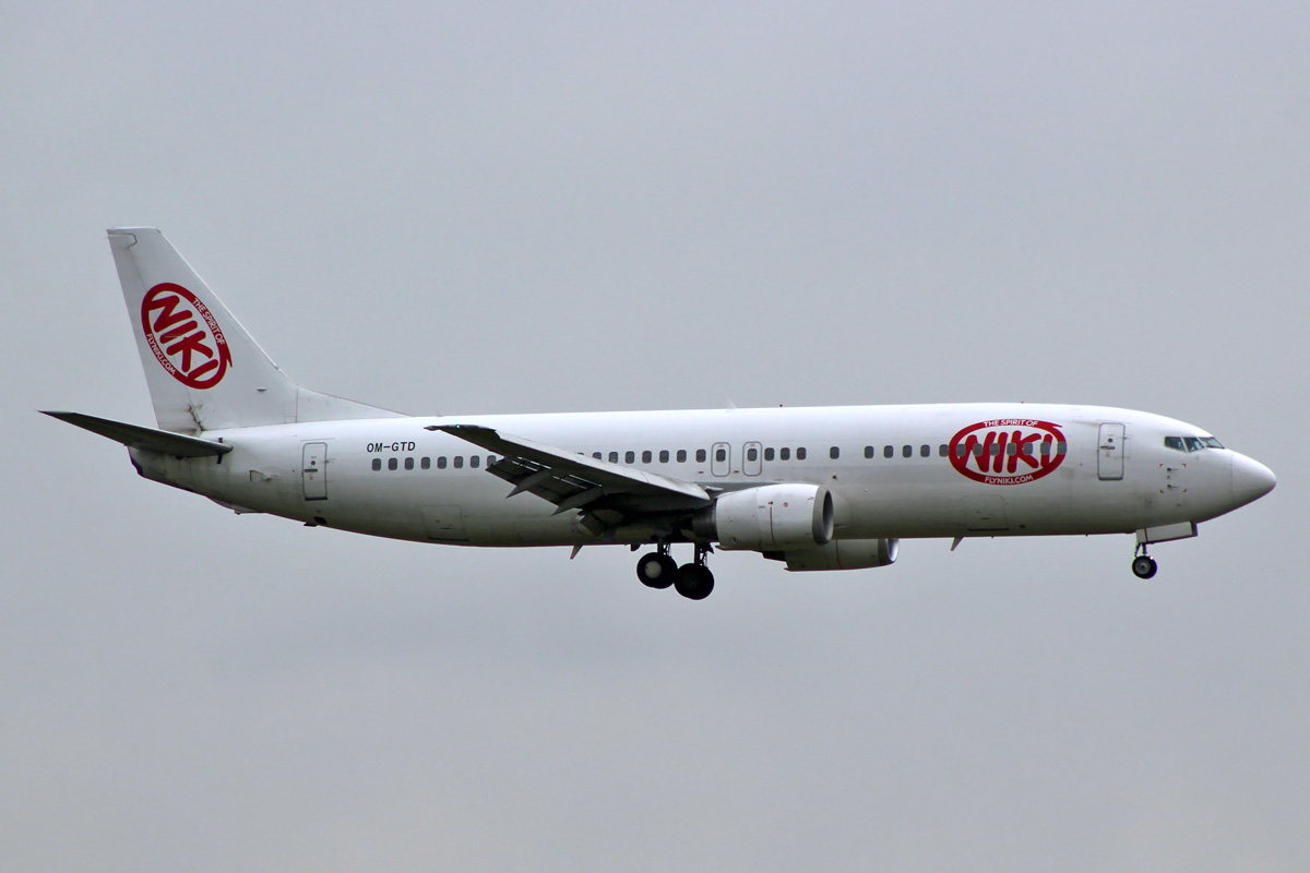 Eastwings: B-737-46J * Go2Sky * Niki Logos * OM-GTD