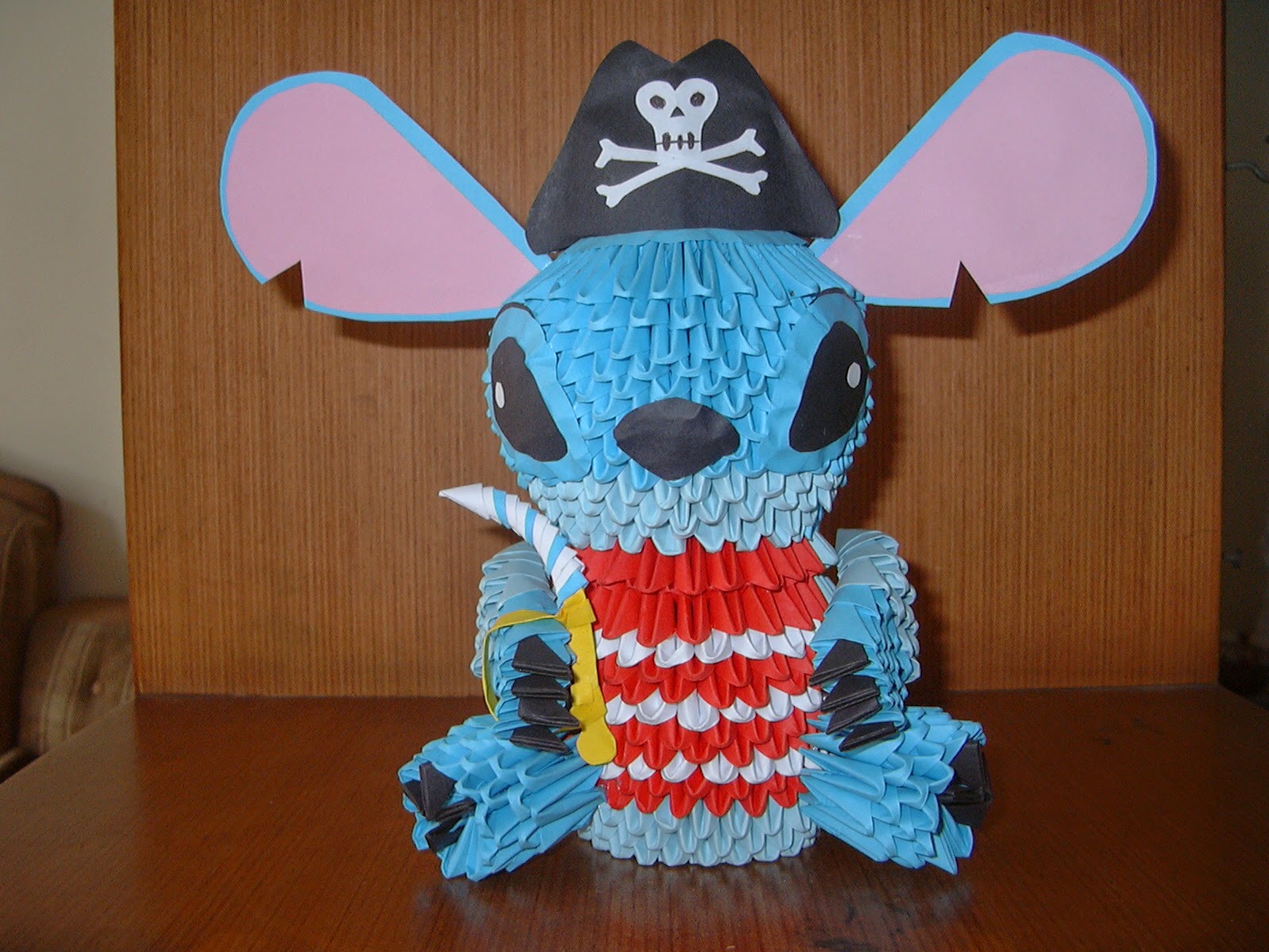 ICHANOKO 3D ORIGAMI INDONESIA: Stitch