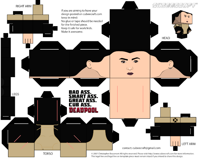 De cubeecraft y algo más: Cubeecraft - Deadpool