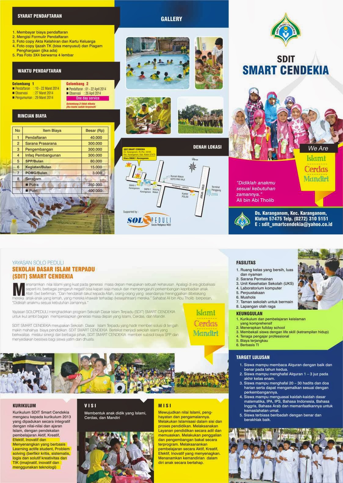 Hadila Grafika Utama: Brosur SDIT