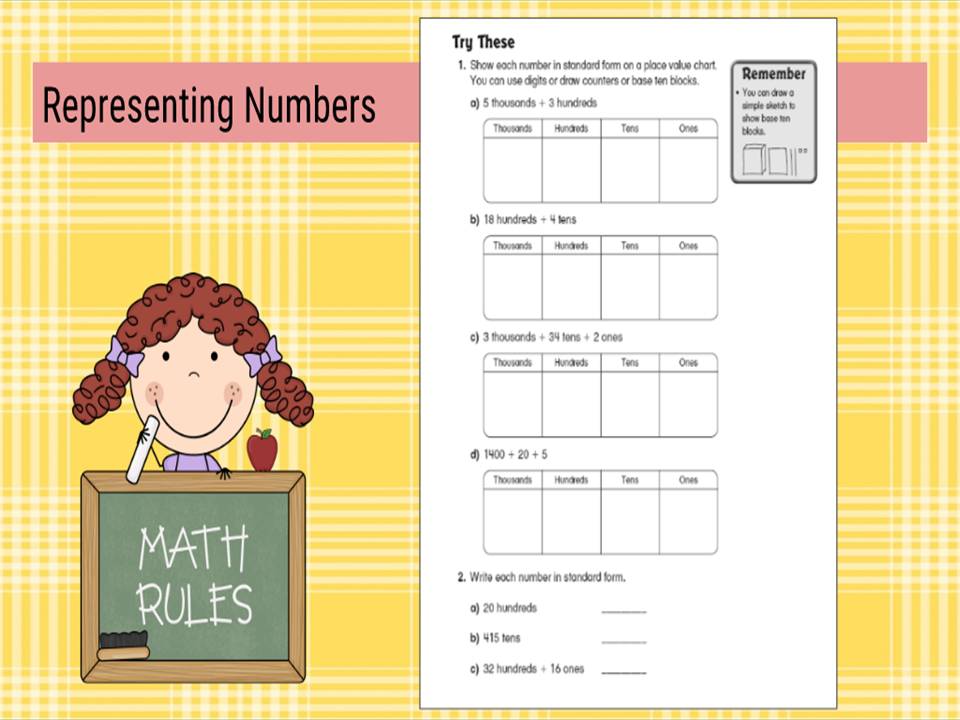 Ms Rashid: Representing Whole Numbers (Place Value)