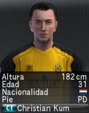 EDICIONES PES PS2/PSP: Christian Kum FACE PES PS2