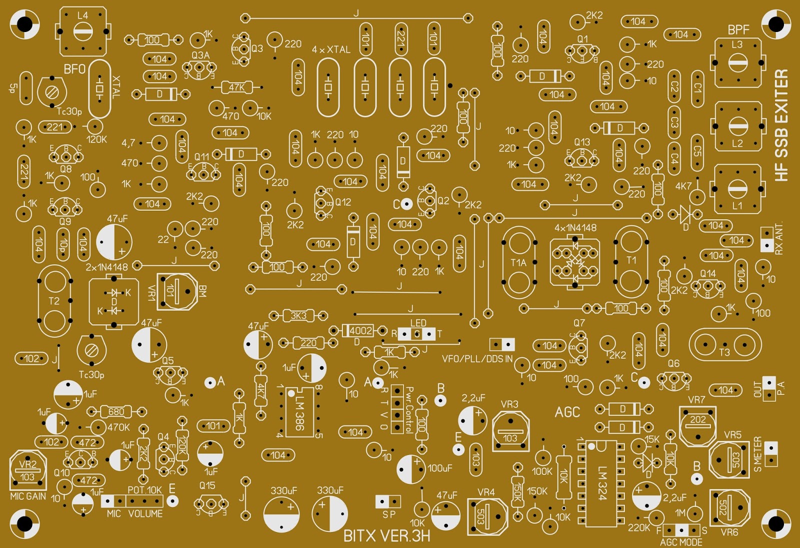 MEMBUAT BITX 3H SSB TRANSCEIVER ~ YC3LVX