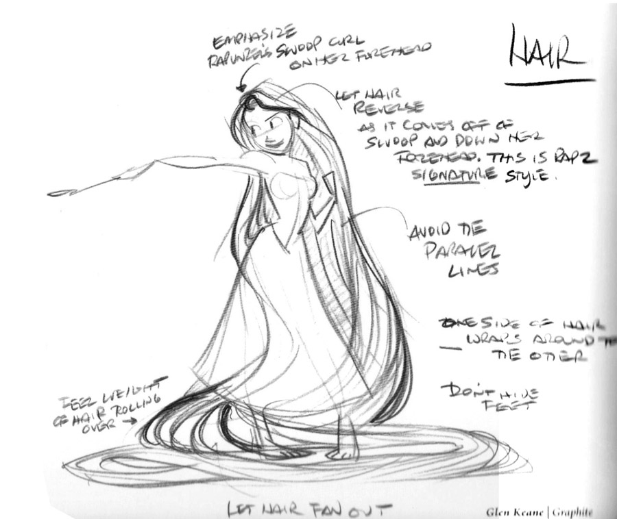 Living Lines Library: Tangled (2010) - Character: Rapunzel