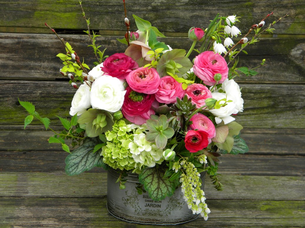Wedding Flowers from Springwell: Spring Wedding Flowers- Pink Ranunculus!