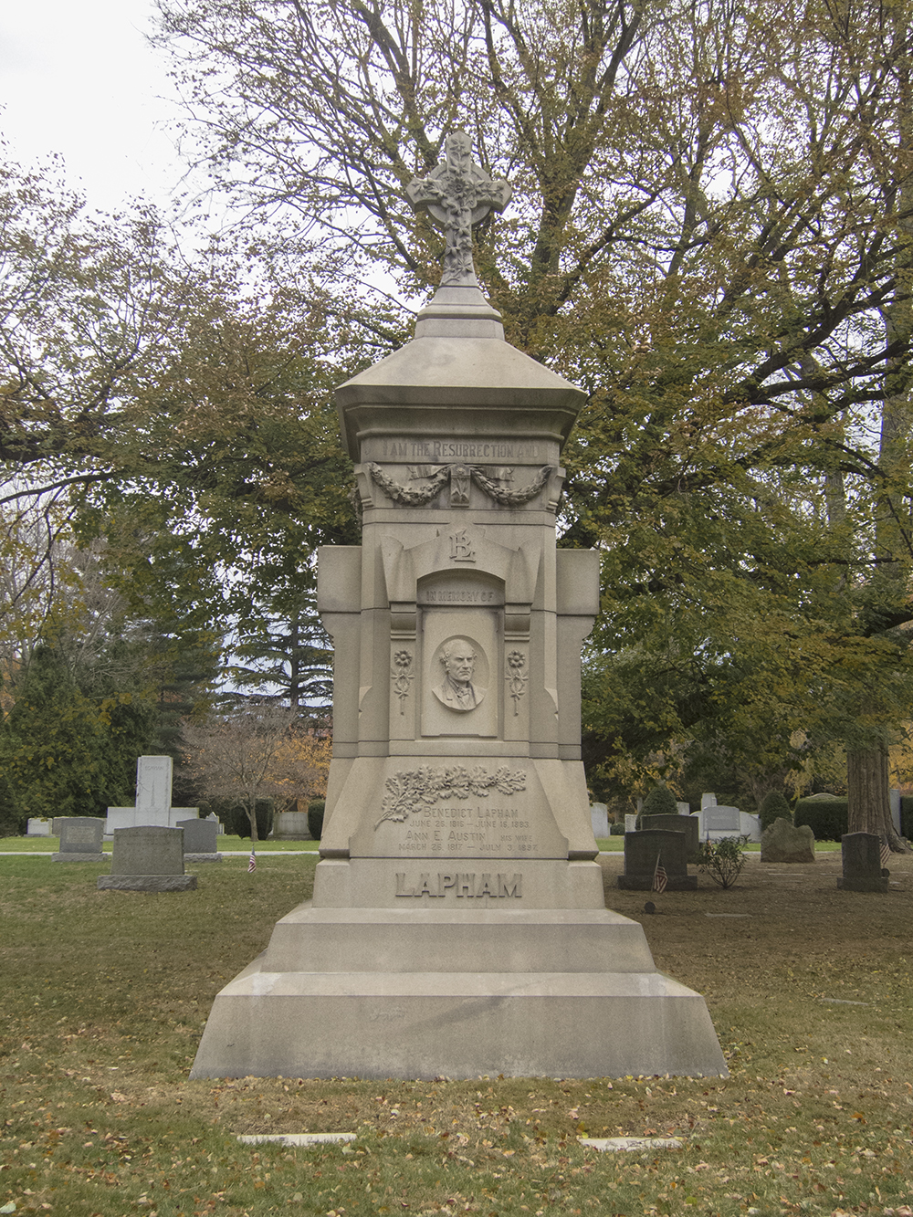 North American Cemeteries: Benedict Lapham family in Swan Point