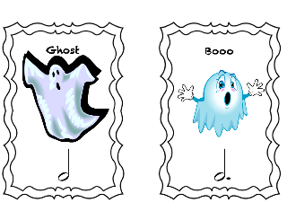 Stay Tuned! : 2/4 Tuesday! FREE Halloween printables and rhythm cards!