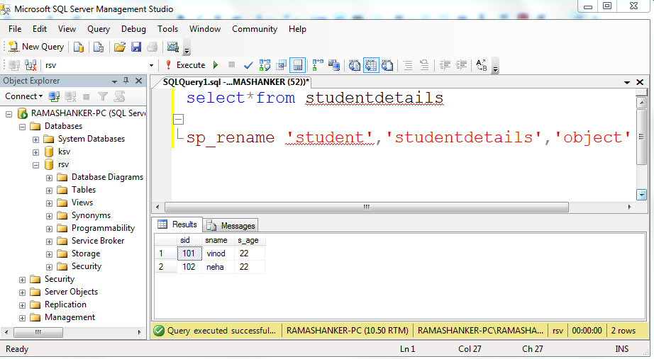 Microsoft Sql Server | MY.NET Tutorials