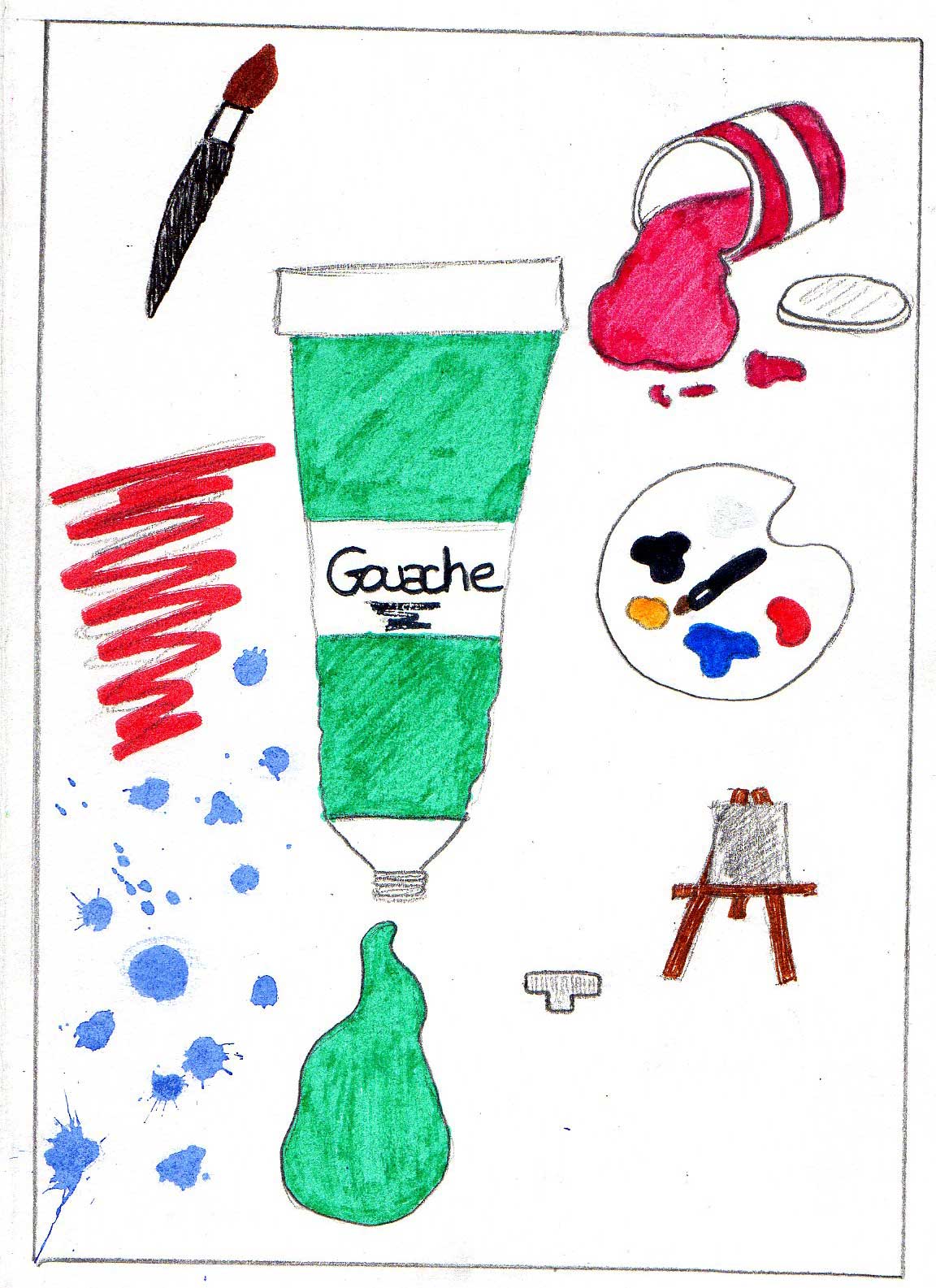 55 minutes d'arts plastiques: 4° La salle d'Arts plastiques : dessin ...