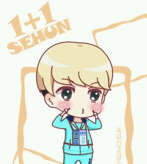 PERMATA'S BLOG: FAN"ART CHIBI SEHUN EXO