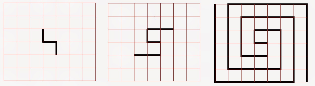 Textile Arts Now: How to draw a meander border