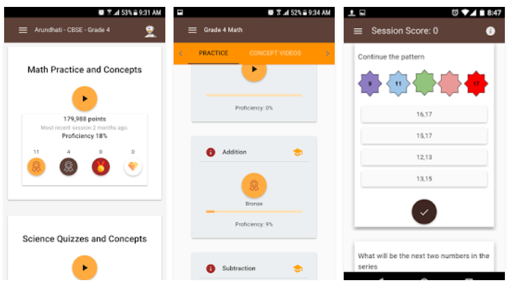 Curiositi Aspire - K10 Quizzes & Concept Videos Mobile App - Youth Apps