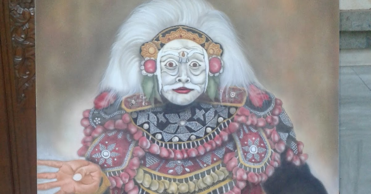 Seni Airbrush: Lukisan Airbrush Balinise Tema Topeng