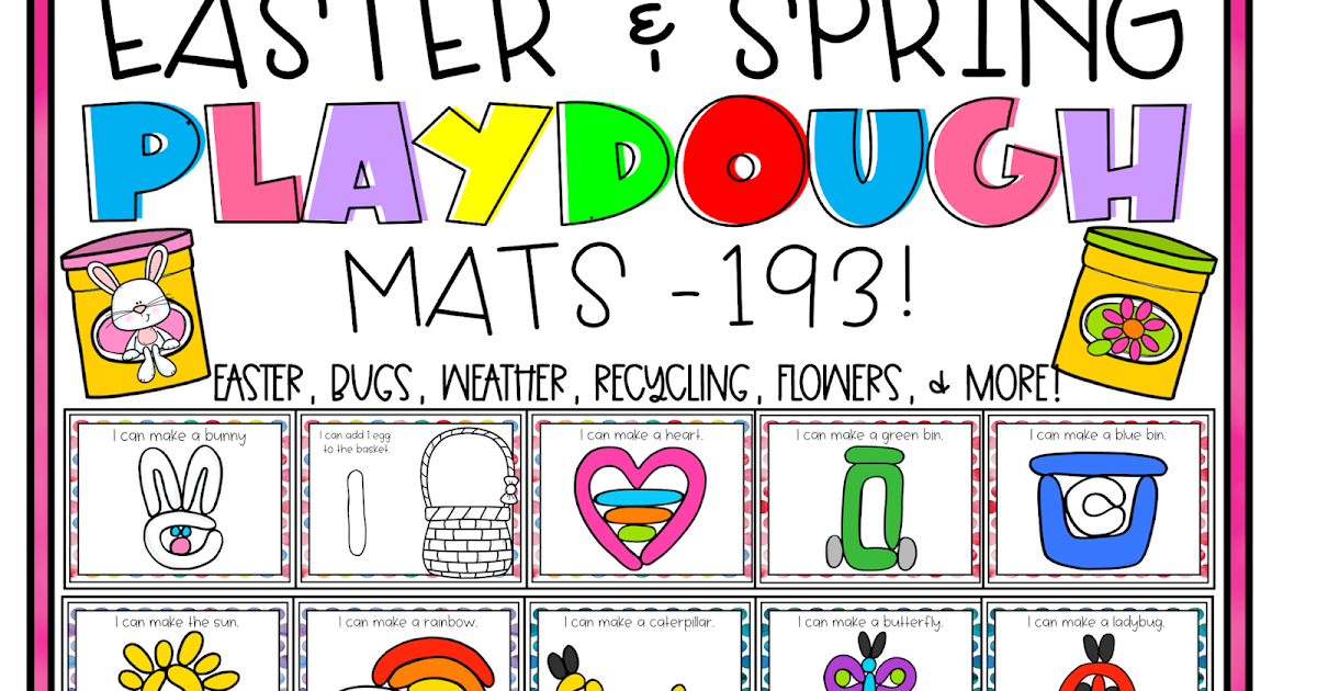 Simply Delightful in 2nd grade: Easter and Spring playdough mats
