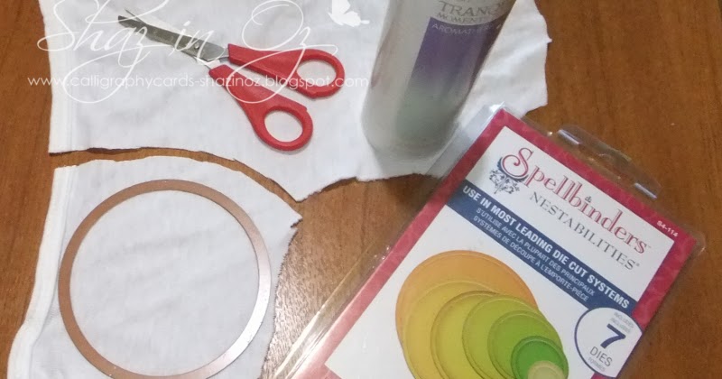 Calligraphy Cards - Shaz in Oz: How to make an Embossing Buddy/ Anti ...