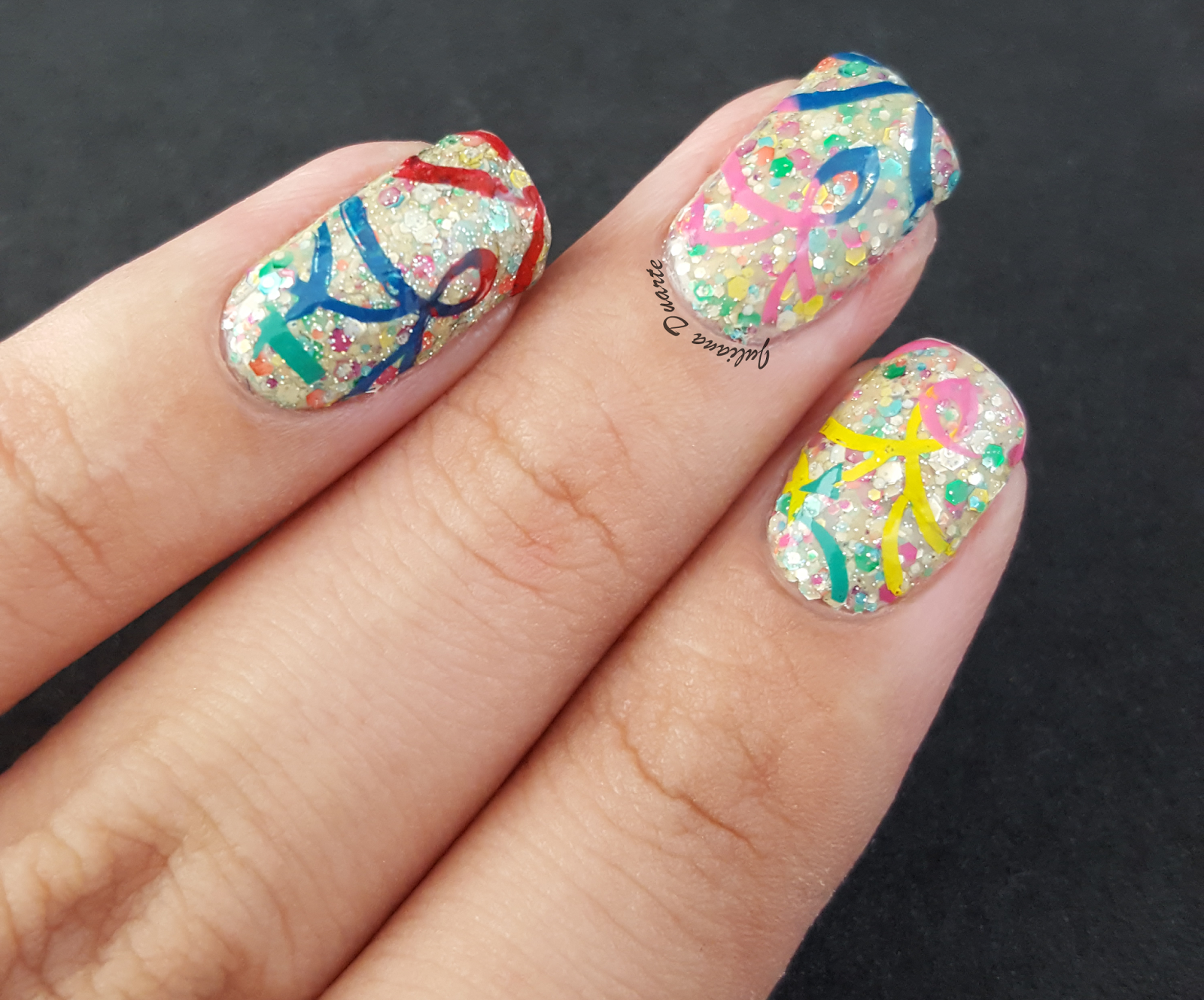 Let's get glam!: Unhas de carnaval (recriando nail art antiga) - It's a ...