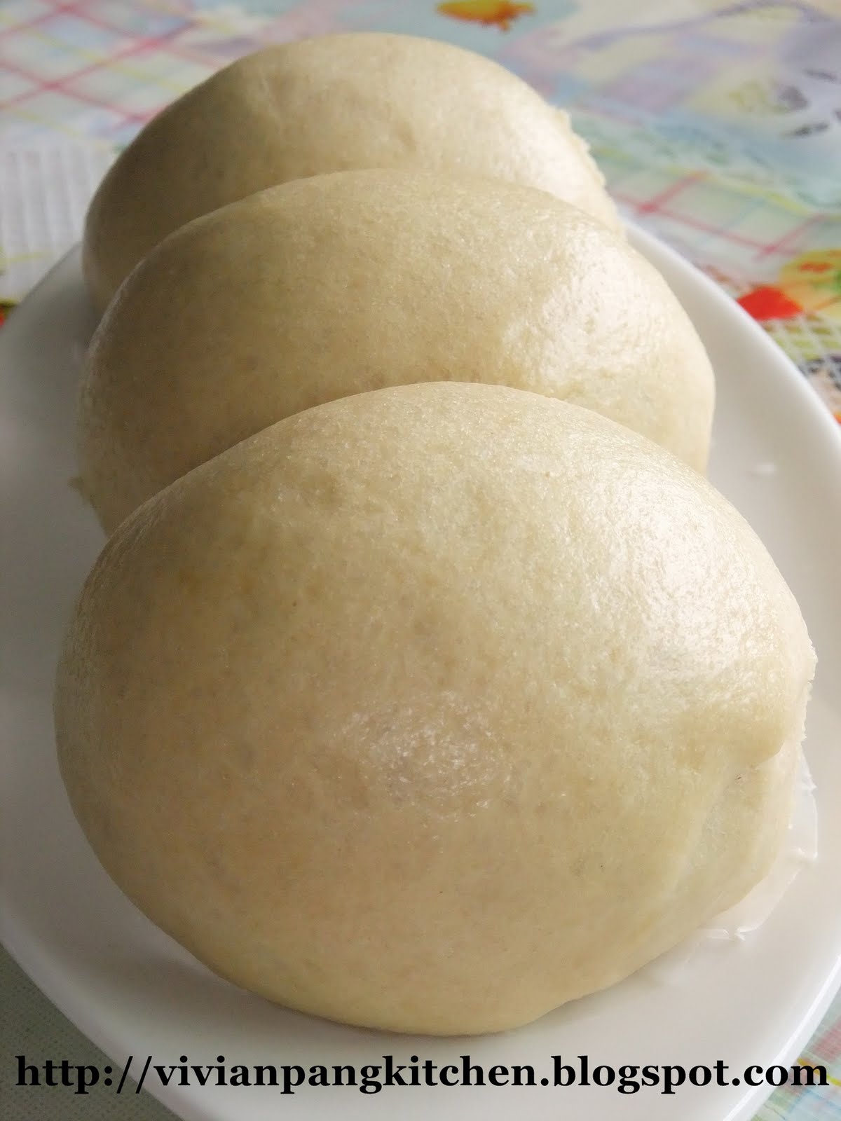 Vivian Pang Kitchen: Gula Melaka Steamed Buns/ Sponge Dough Method