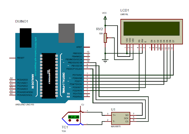 Koneksi Arduino UNO dengan LCD