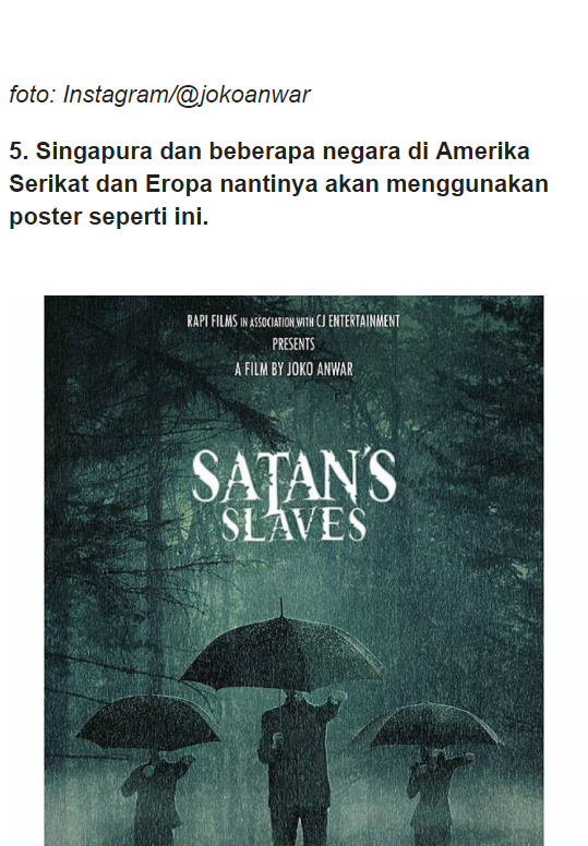 Go Internasional, Ini 6 Tampilan Poster Pengabdi Setan di Luar Negeri ...
