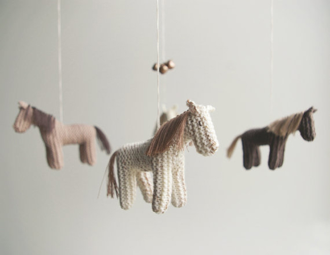 Because It's Awesome: Loving Lately // Knitted Mobiles