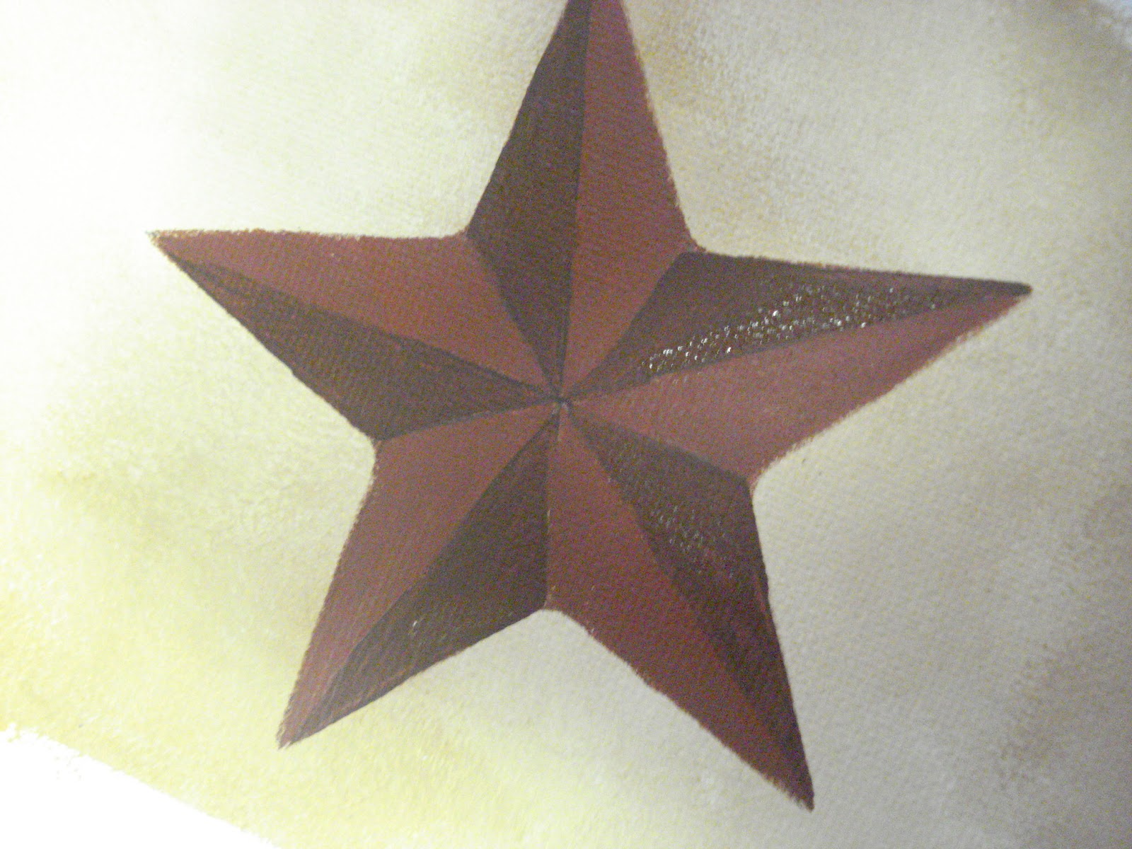 Tolentreasures: How to Paint a Barn Star - Free Painting Tutorial