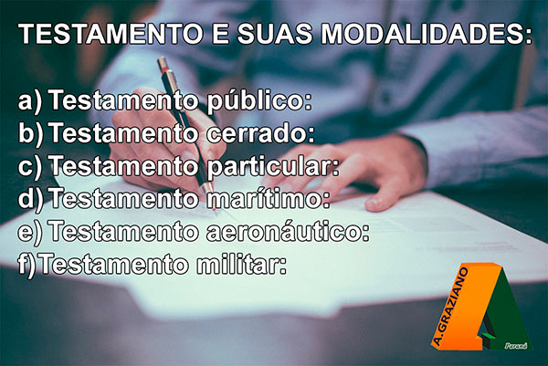 Graziano Imóveis: Testamento e suas modalidades