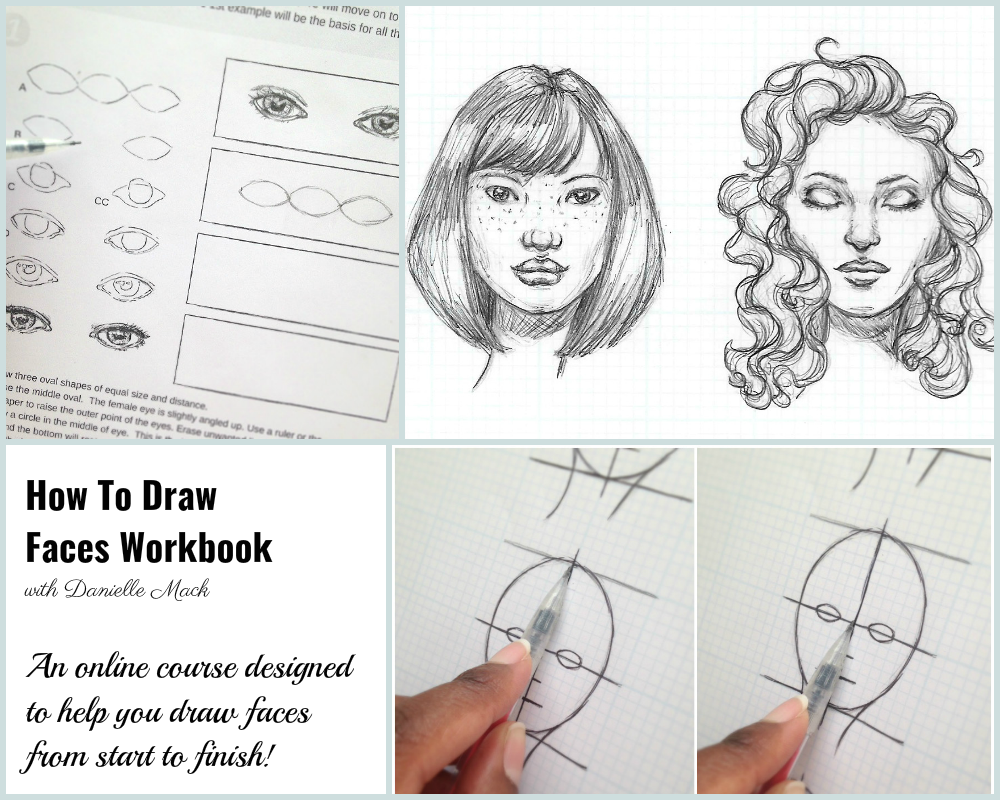 Miss Danielle Renee: How to Draw Faces Workbook (+Free Sample)