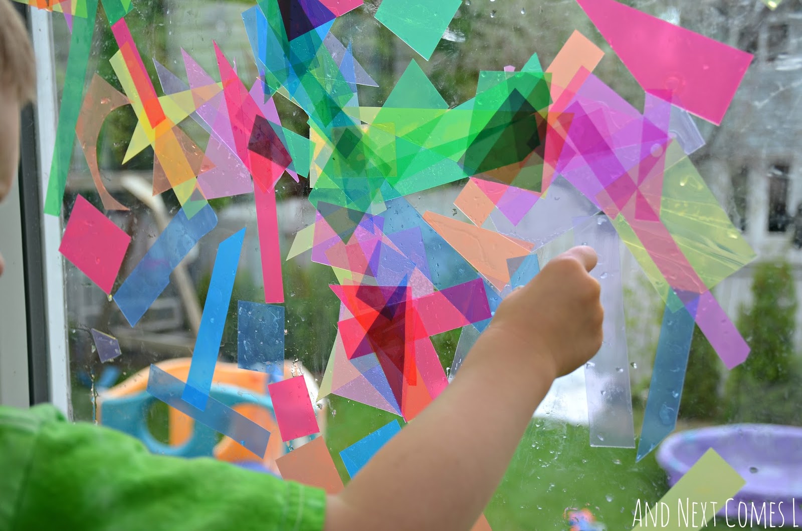 Abstract Window Art for Kids | And Next Comes L - Hyperlexia Resources