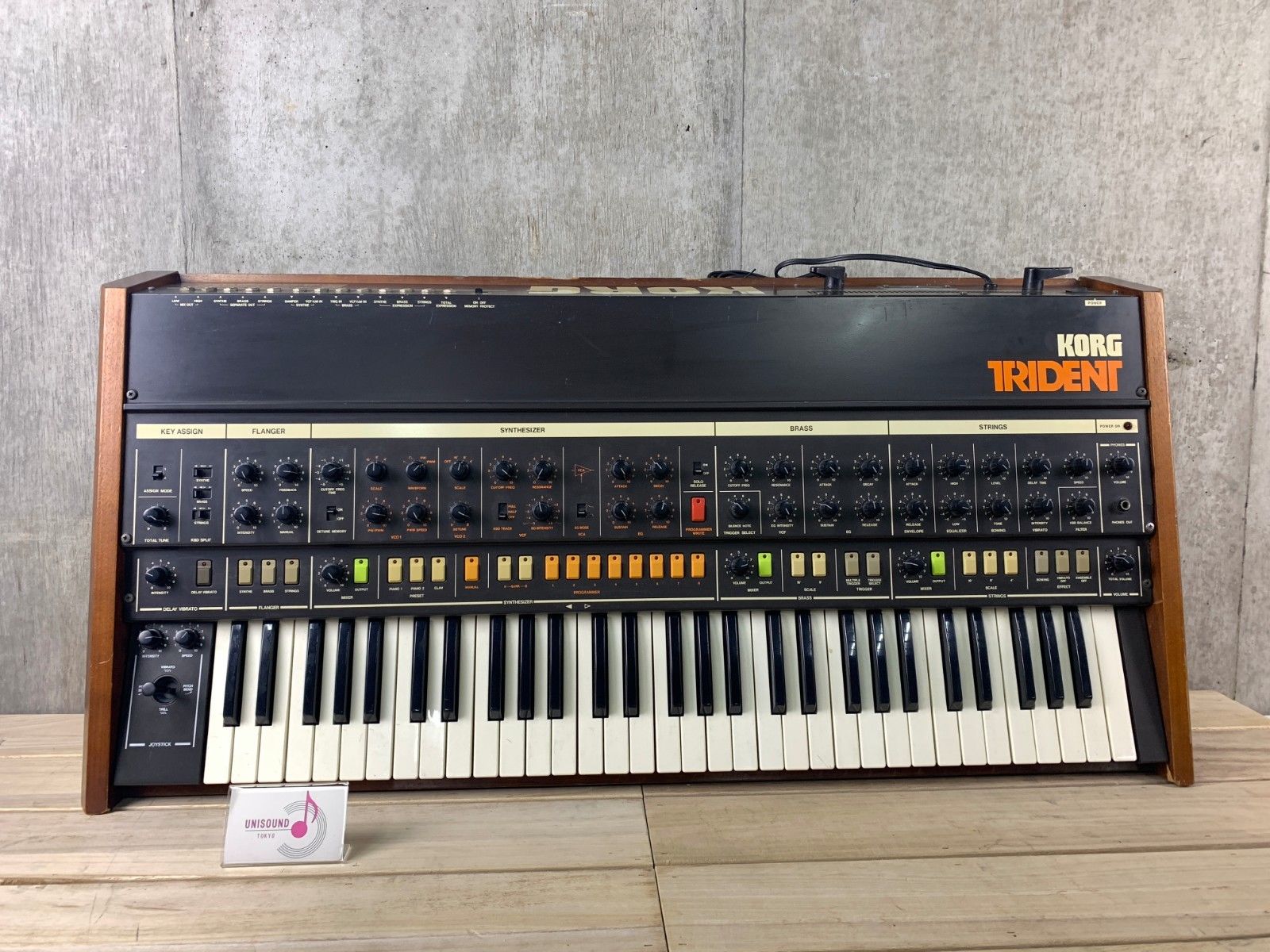 MATRIXSYNTH: Korg Trident Vintage Analog Synthesizer SN 331513
