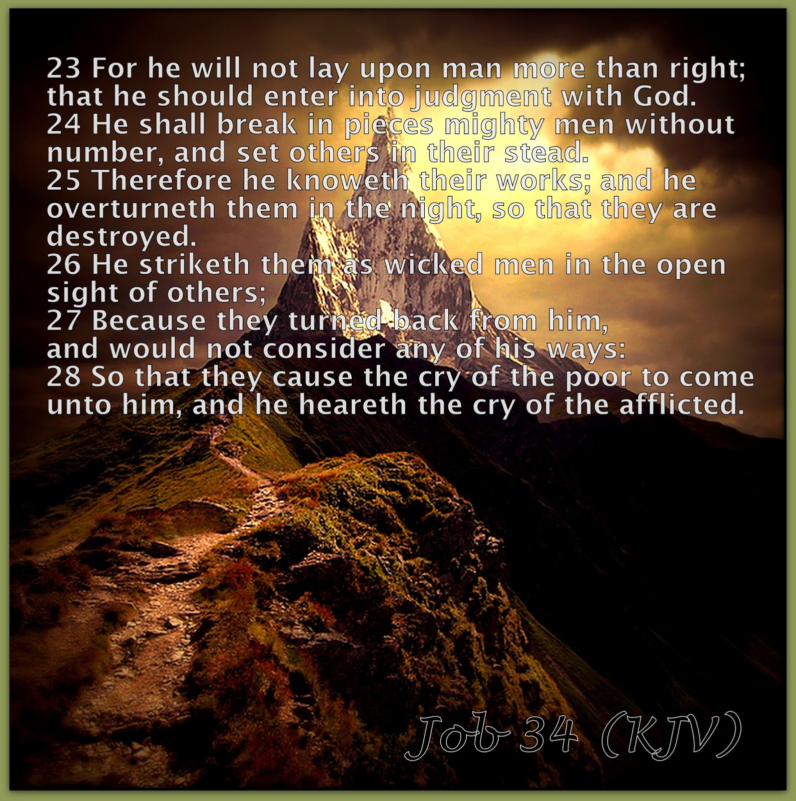 Red Pill Diaries: Job 34 (KJV)