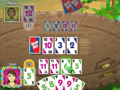 LOS JUEGOS DE ROLYN: Skip Bo - Castaway Caper Deluxe