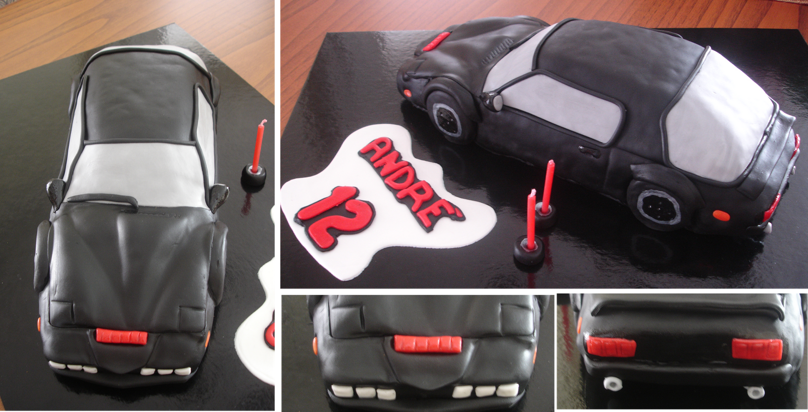 caixinha de bolos: Knight Rider Kitt cake