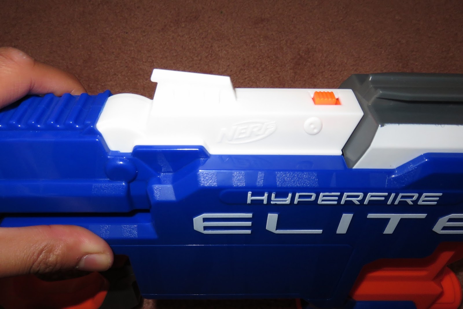 Outback Nerf: Review: Nerf Elite Hyperfire (21m Aus grey trigger)