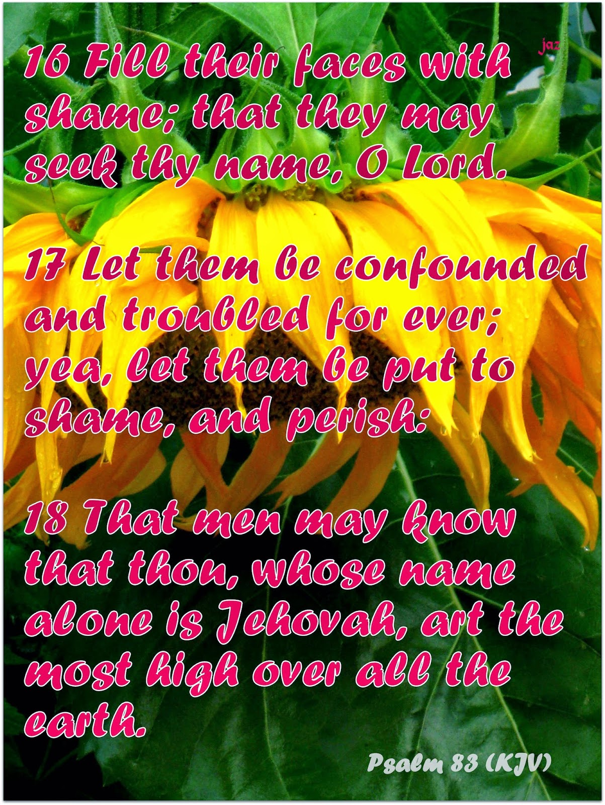 Red Pill Diaries: Psalm 83 (KJV)