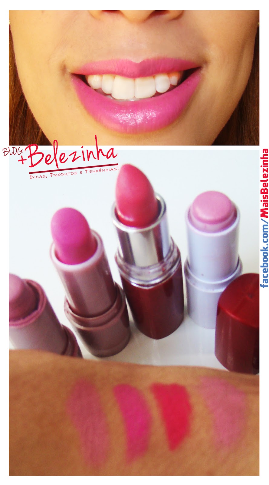 Mais Belezinha: Batom Rosa- invista!