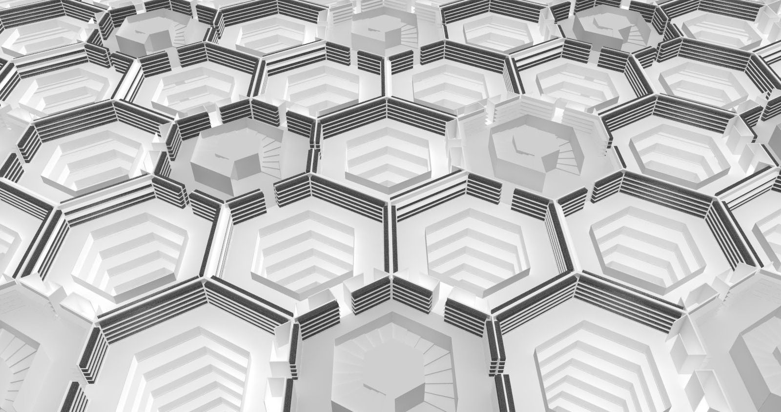 Alex Warren Architecture | Interesting Books: Library of Babel Pin Up