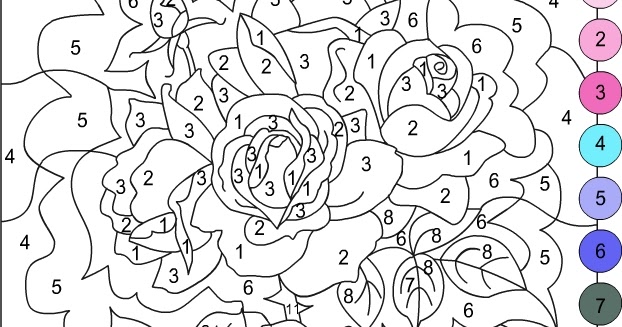 Nicole's Free Coloring Pages: COLOR BY NUMBER